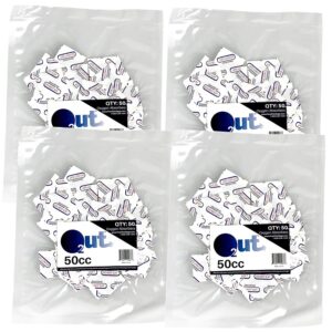 50cc o2 out oxygen absorbers, scavengers packets, foodvacbags vacuum sealer bag or mylar bag long term food storage (200)