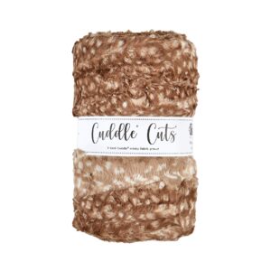 shannon minky luxe cuddle specialty 2 yard precut fawn cappuccino