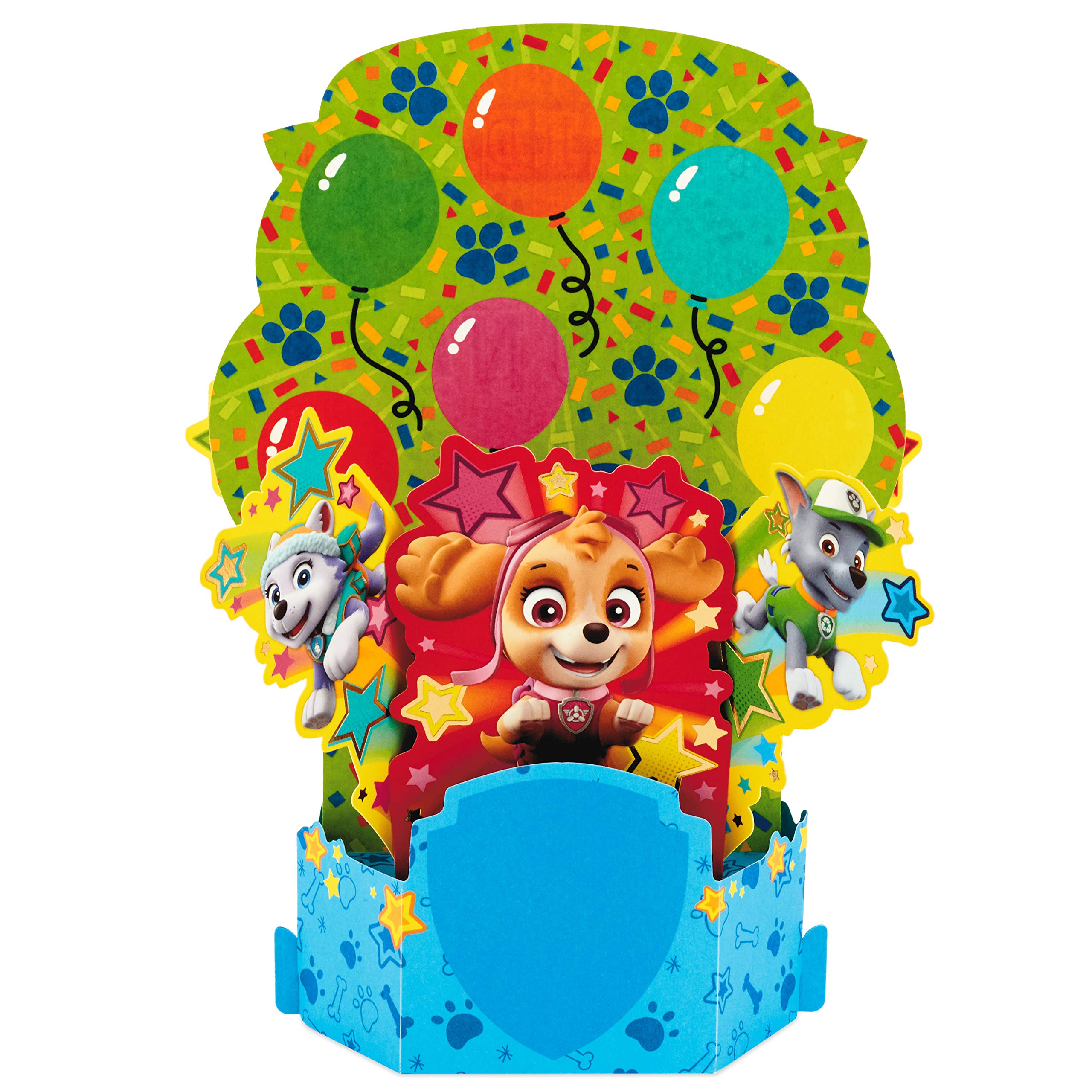 Hallmark Paper Wonder Pop Up Birthday Card for Kids (Paw Patrol)