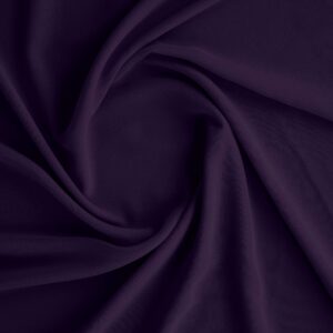 hi multi chiffon, midnight purple - 58/60" - fabric by the yard - solid, printed, and novelty fabrics ideal for sewing garments, wedding dresses, costumes, special occasions, tablecloths, crafts