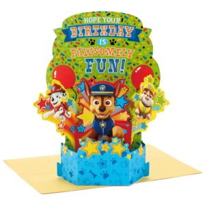 hallmark paper wonder pop up birthday card for kids (paw patrol)