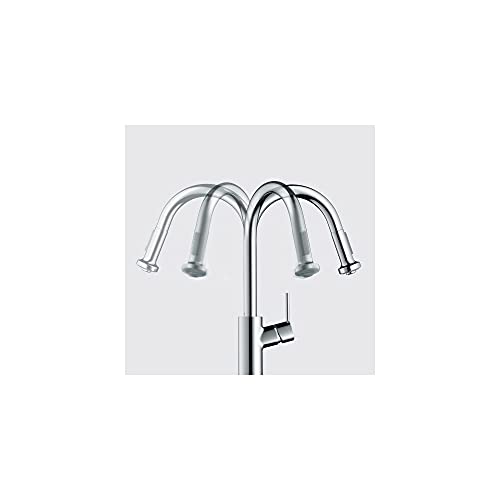 Talis S High Arc Chrome Kitchen Faucet + Soap Dispenser + Base Plate