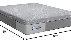 Sealy Posturepedic Hybrid Lacey Soft Feel Mattress and 9-Inch Foundation, Queen