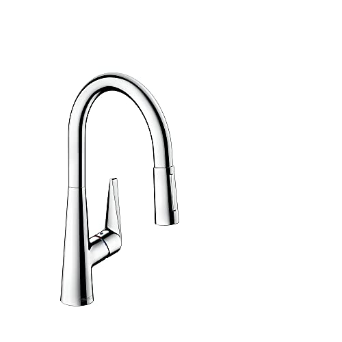 Talis S High Arc Chrome Kitchen Faucet + Soap Dispenser + Base Plate