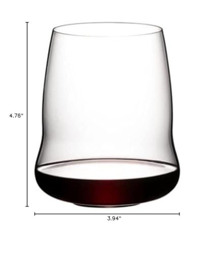 Riedel Stemless Wings Cabernet Sauvignon Wine Glass, Set of 4