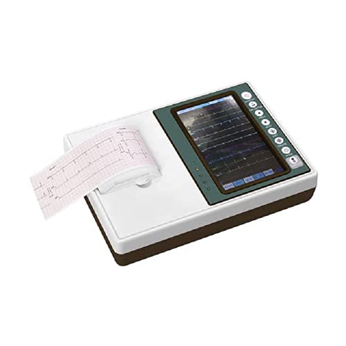 LongTeco 10 Rolls ECG Paper EKG Paper for ECG Machine 50mm x 20 Meters Fit for Edan SE-100, for CONTEC ECG80A and ECG-90A and ECG100G, for Biocare iE 101, and for LIFE PAK 20E, for Burdick EK10