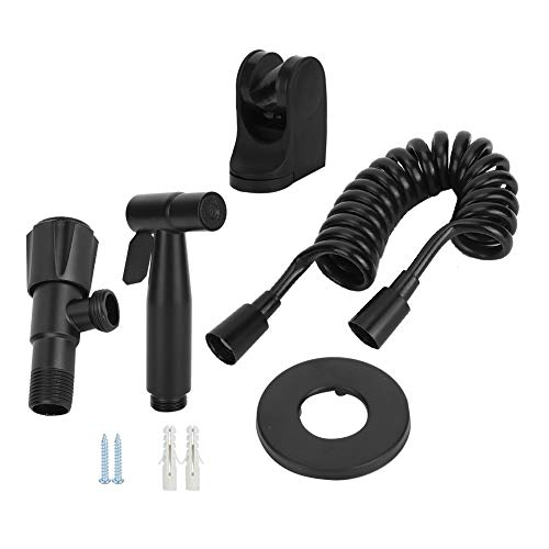 G1/2 Stainless Steel Thread Bidet Sprayer Set for Bathroom Toilet Black Bathroom Fixtures