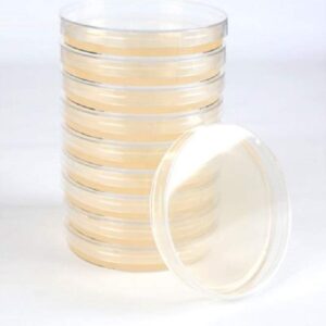 Tryptic Soy Agar (TSA), with Typtone & Soytone, General Growth Medium, (10-Pack), Pre-Poured 15x100mm Petri Plates