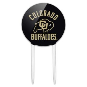 acrylic colorado buffaloes cake topper party decoration for wedding anniversary birthday graduation