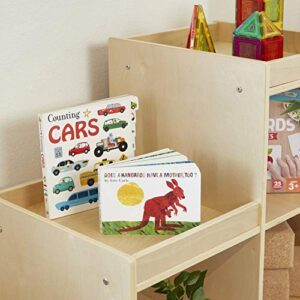 ECR4Kids 3-2-1 Cube Storage Cabinet, Display Shelf, Natural