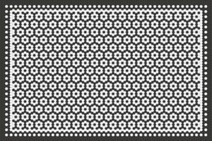 carolina creekhouse vinyl rug - brooks (043760uh) vintage rugs flooring, decorative mats, waterproof, eco-friendly - non-slip 4'x6' black white