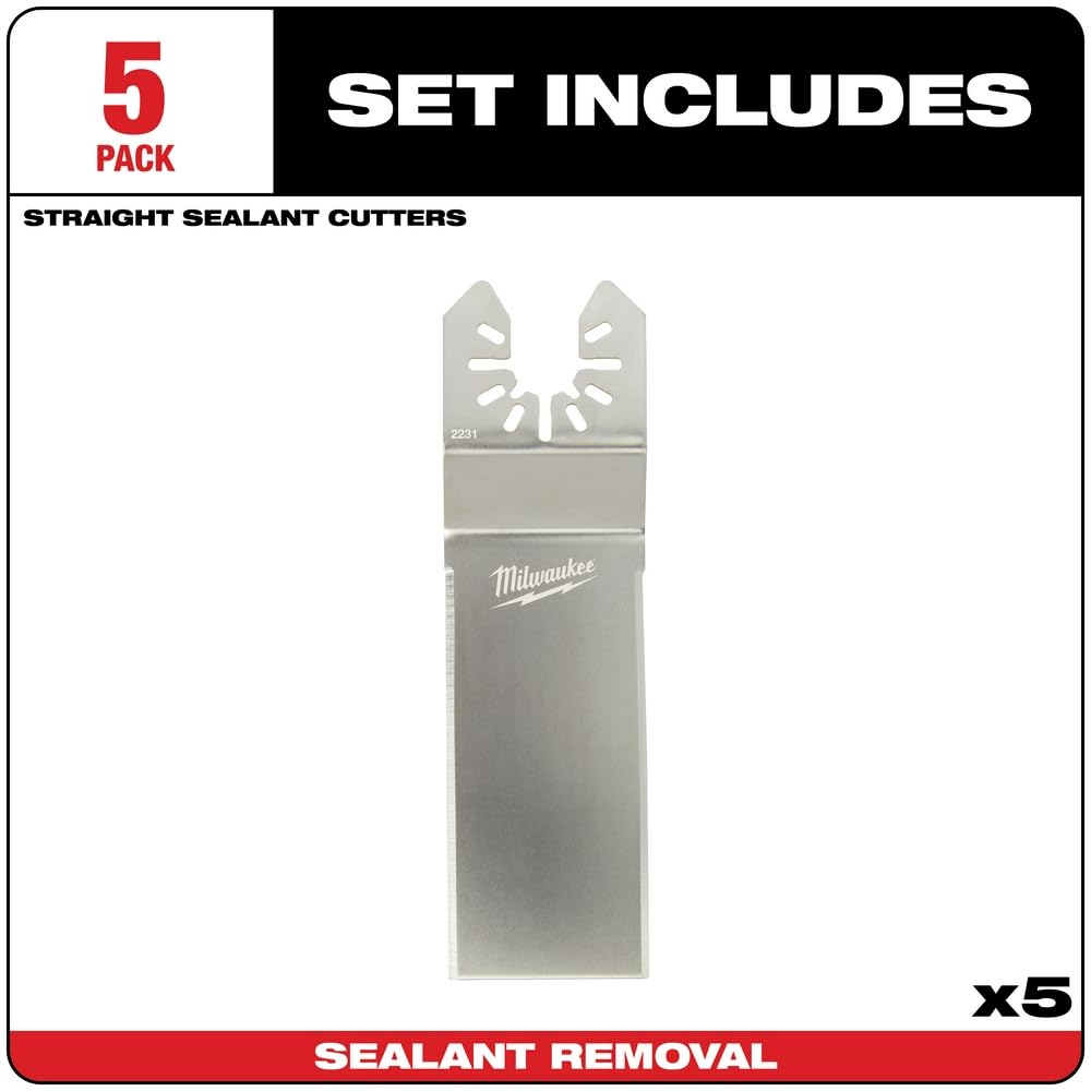 Milwaukee Electric Tools Blade Cutting Wide SEALANT 5PK 49-25-2231