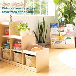 ECR4Kids 3-2-1 Cube Storage Cabinet, Display Shelf, Natural