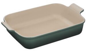 le creuset stoneware heritage rectangular dish, 4 qt. (12" x 9"), artichaut