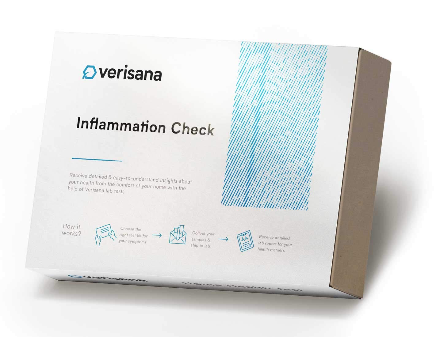 Verisana Inflammation Check – Measures Secretory IGA, Calprotectin and Alpha 1-Antitrypsin – Stool Analysis by CLIA-Certified Lab – Verisana