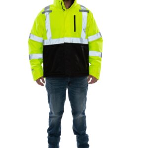 Tingley Narwhal J26142 High Visibility Heat Retention Jacket, 2X-Large, Fluorescent Yellow-Green