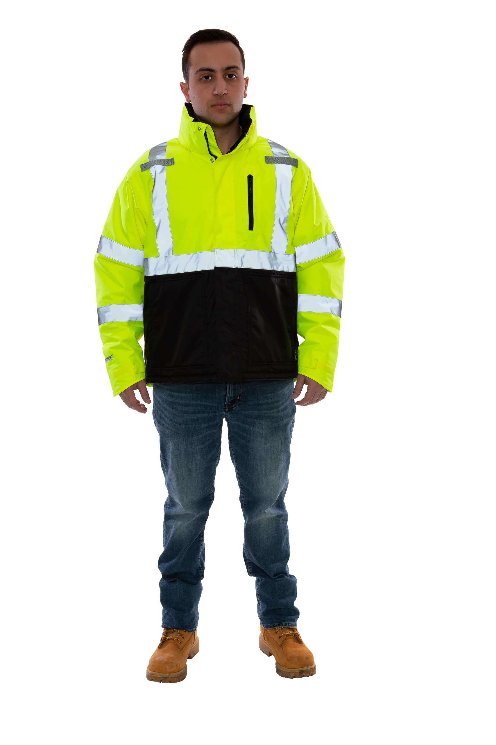 Tingley Narwhal J26142 High Visibility Heat Retention Jacket, 2X-Large, Fluorescent Yellow-Green