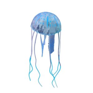 jonjump artificial glowing effect jellyfish fish tank aquarium decor mini submarine ornament decoration aquatic pet supplies