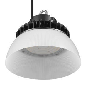 grandlumen led high bay ufo light 150w, etl certified, 5000k daylight white, led warehouse lighting with pc reflector