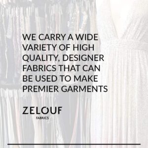 Zelouf Fabrics Laguna Scuba Knit, Black - 57/58" - Fabric by The Yard - Solid, Printed, and Novelty Fabrics Ideal for Sewing Garments, Wedding Dresses, Costumes, Tablecloths, Crafts, and DIY…