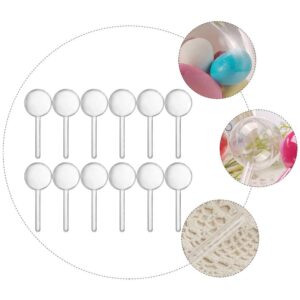 Amosfun 12Pcs Round Candy Case Lollipop Container Clear Plastic Bead Storage Containers Mini Storage Case Round Portable Empty Jewelry Ring Box Clear