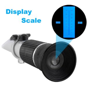 Toolly DEF Refractometer for Measuring Diesel Exhaust Fluid Concentration of Diesel Engines, Urea Ablue AUS32 Concentraction Measuring Tool, with ATC Function