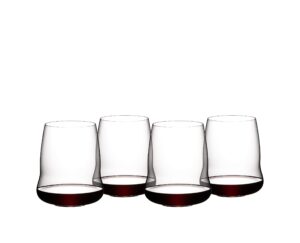 riedel stemless wings cabernet sauvignon wine glass, set of 4