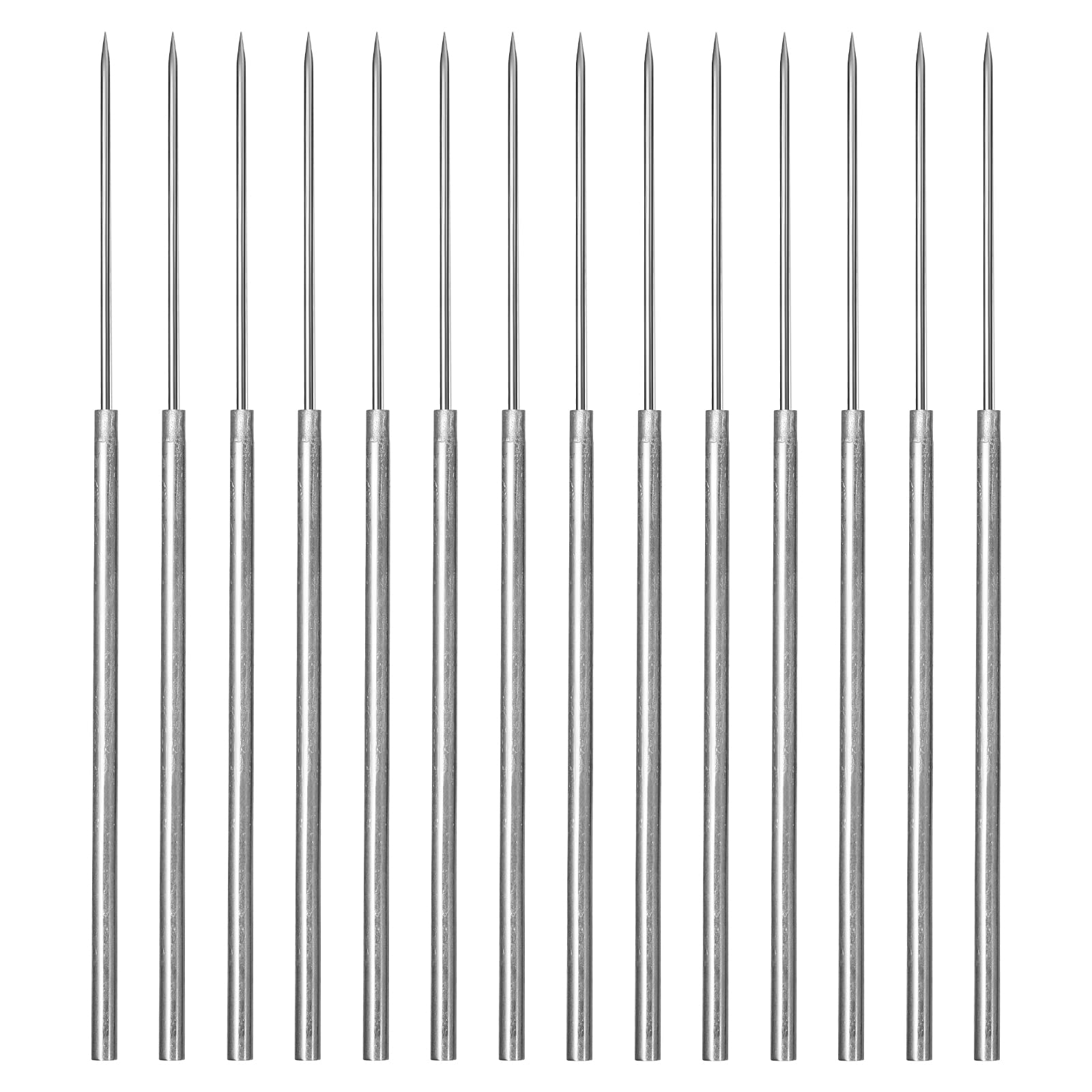 iplusmile 14pcs Lab Dissecting Needle, 3D Printer Nozzle Cleaning Kit, Stainless Steel Single Ended Micro Fine Precision Probe Teasing Needles Biology Experiment Equipment for Lab