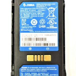 Zebra BT-000337-01 (BTRY-MC33-52MA-01) 5200mAh Extended Life Battery | MC3300 Android Warehouse Scanners