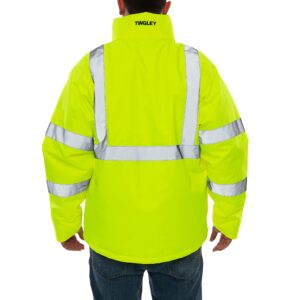 Tingley Narwhal J26142 High Visibility Heat Retention Jacket, 2X-Large, Fluorescent Yellow-Green