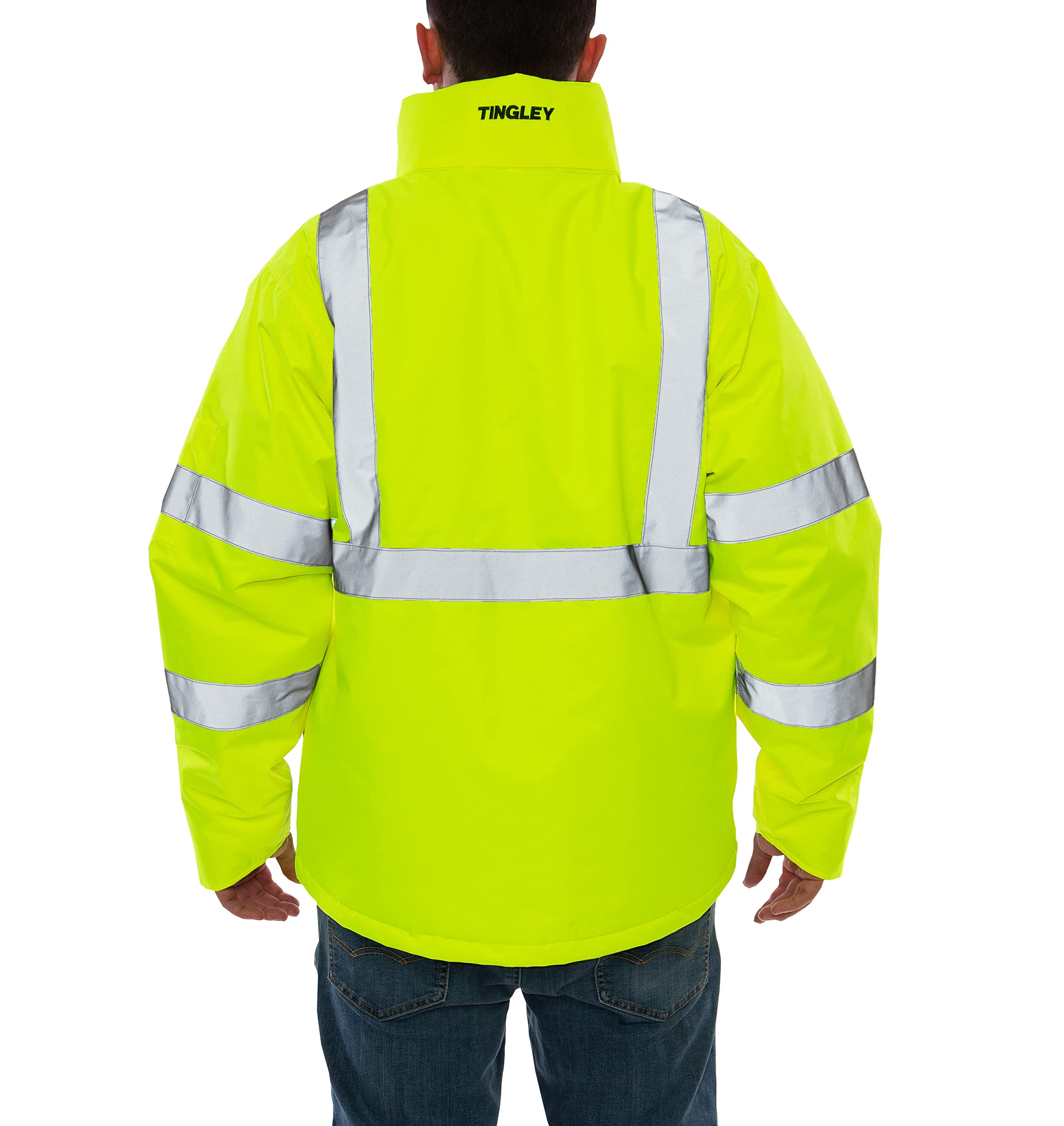 Tingley Narwhal J26142 High Visibility Heat Retention Jacket, 2X-Large, Fluorescent Yellow-Green