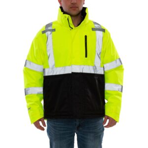 Tingley Narwhal J26142 High Visibility Heat Retention Jacket, 2X-Large, Fluorescent Yellow-Green