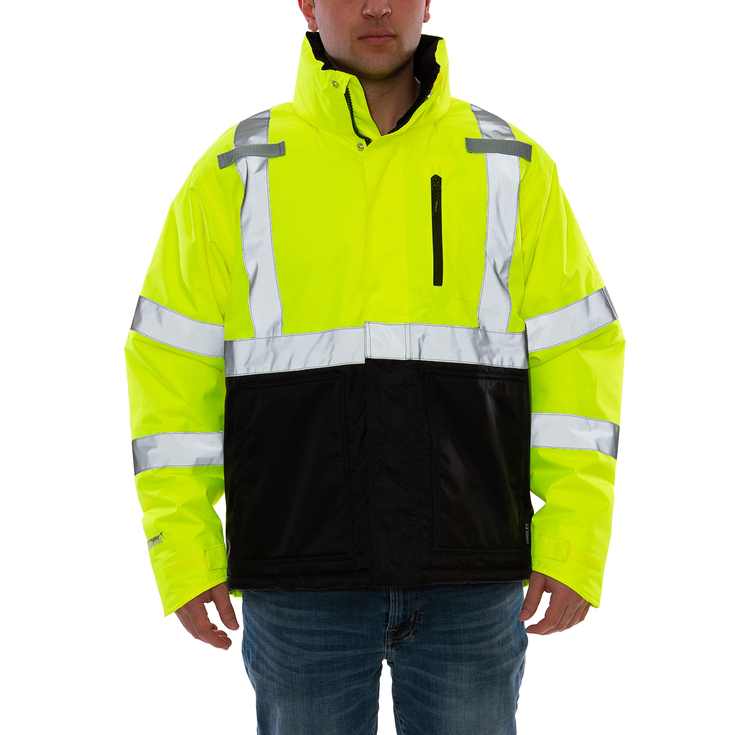 Tingley Narwhal J26142 High Visibility Heat Retention Jacket, 2X-Large, Fluorescent Yellow-Green