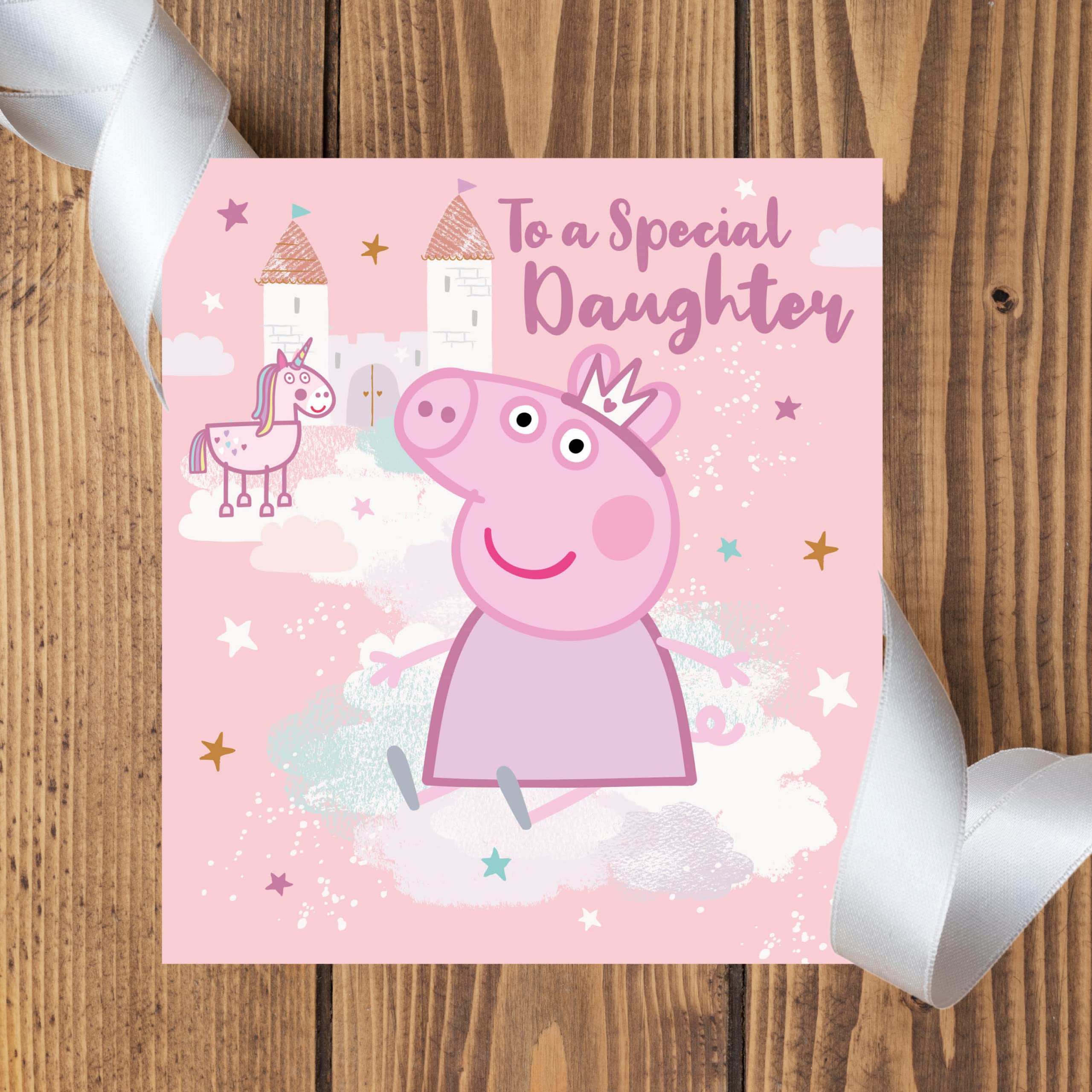 Danilo Promotions LTD Daughter Birthday Card, Peppa Pig Daughter Birthday Card, Daughter Birthday Card Peppa Pig, Happy Birthday Card Daughter