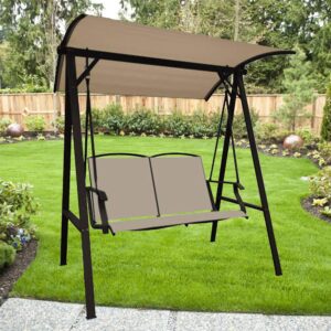 Garden Winds Replacement Canopy Top Cover Compatible with The Two Person Sling Swing - Standard 350