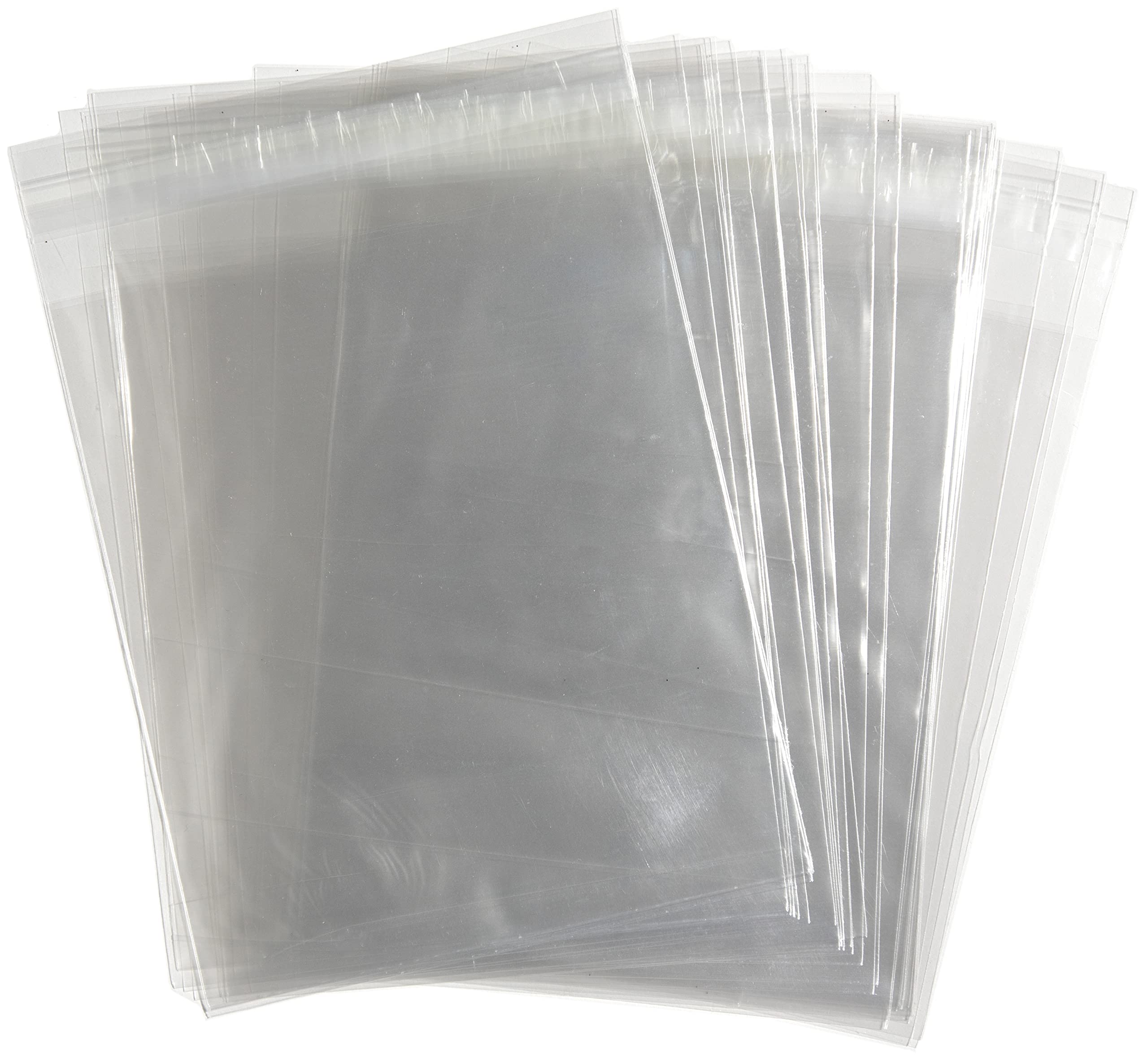 Cousin DIY Seal, 4.75 x 5.75 inch-50 Pack Self Seling Storage Bags, Clear