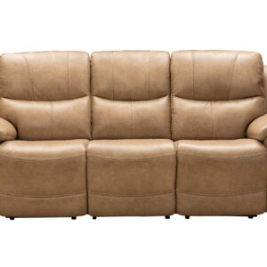 Barcalounger Kaden Power Reclining Sofa, Power Head Rests&Lumbar, Elliott Taupe