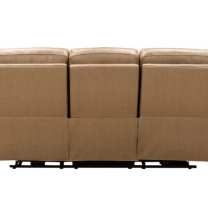 Barcalounger Kaden Power Reclining Sofa, Power Head Rests&Lumbar, Elliott Taupe