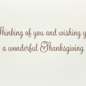 Papyrus Thanksgiving Card (Thinking of You)