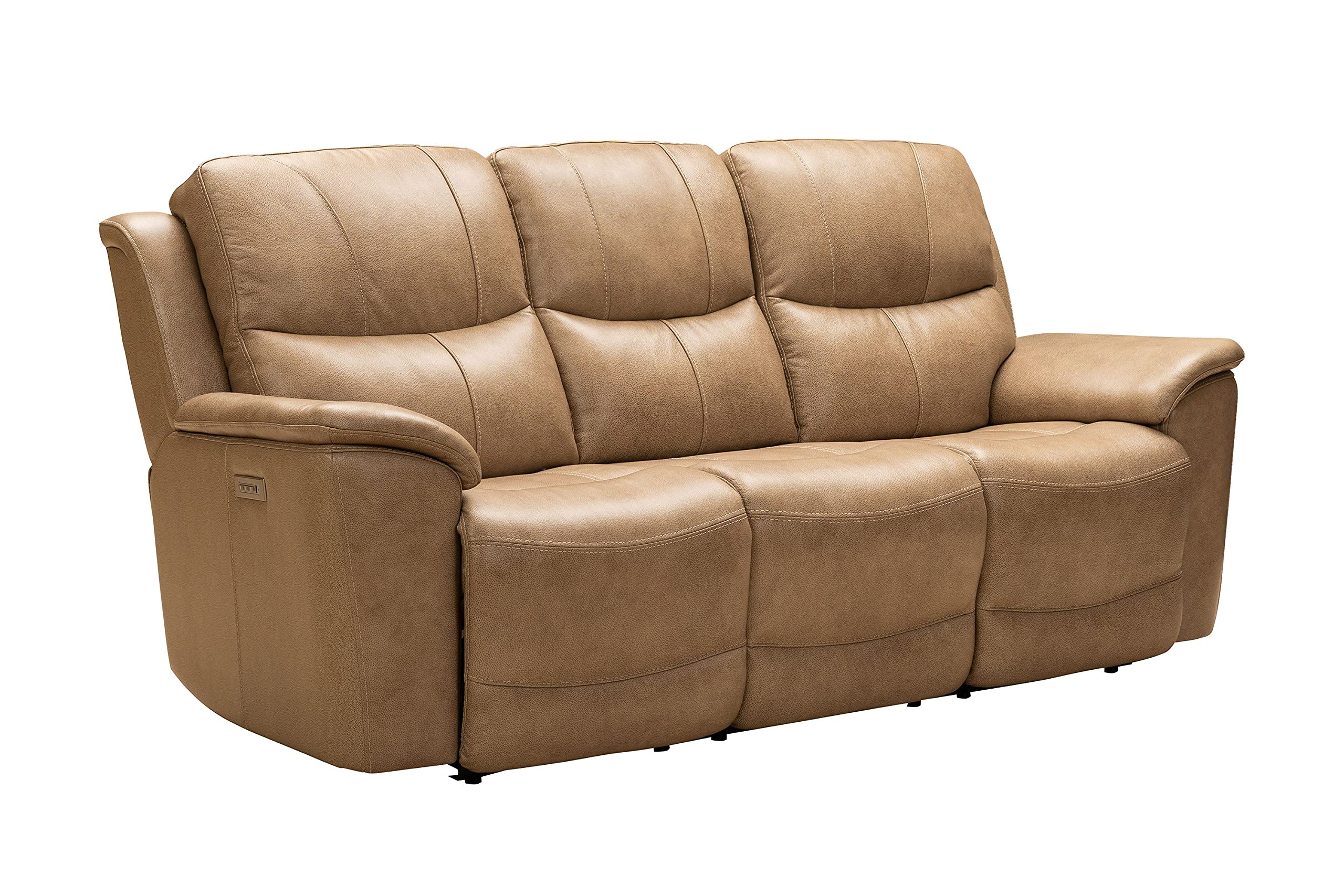 Barcalounger Kaden Power Reclining Sofa, Power Head Rests&Lumbar, Elliott Taupe