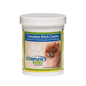 complete bitch canine - prenatal supplement for small dogs. a must for your whelping supplies. 47 nutrients-providing the best dog vitamins on the market! 105 grams