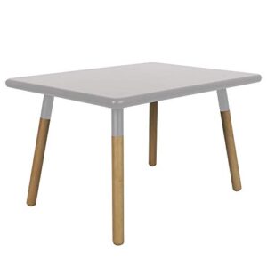 ACEssentials Kids Dipped Table and Stool Set, Gray