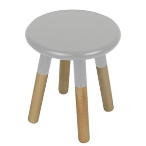 ACEssentials Kids Dipped Table and Stool Set, Gray