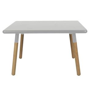 ACEssentials Kids Dipped Table and Stool Set, Gray