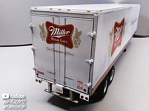 AMT Fruehauf 40' Semi Trailer (Miller Beer) 1:25 Scale Model Kit