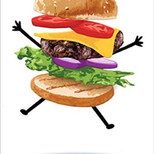 Avanti Press Jumping Cheeseburger A-Press Humorous : Funny Birthday Card