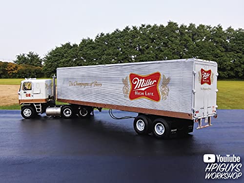 AMT Fruehauf 40' Semi Trailer (Miller Beer) 1:25 Scale Model Kit