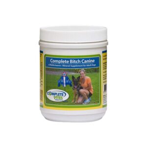 completevites complete bitch canine - prenatal supplement for medium and large dogs. a must for your whelping supplies. 47 nutrients-providing the best dog vitamins on the market! 315 grams