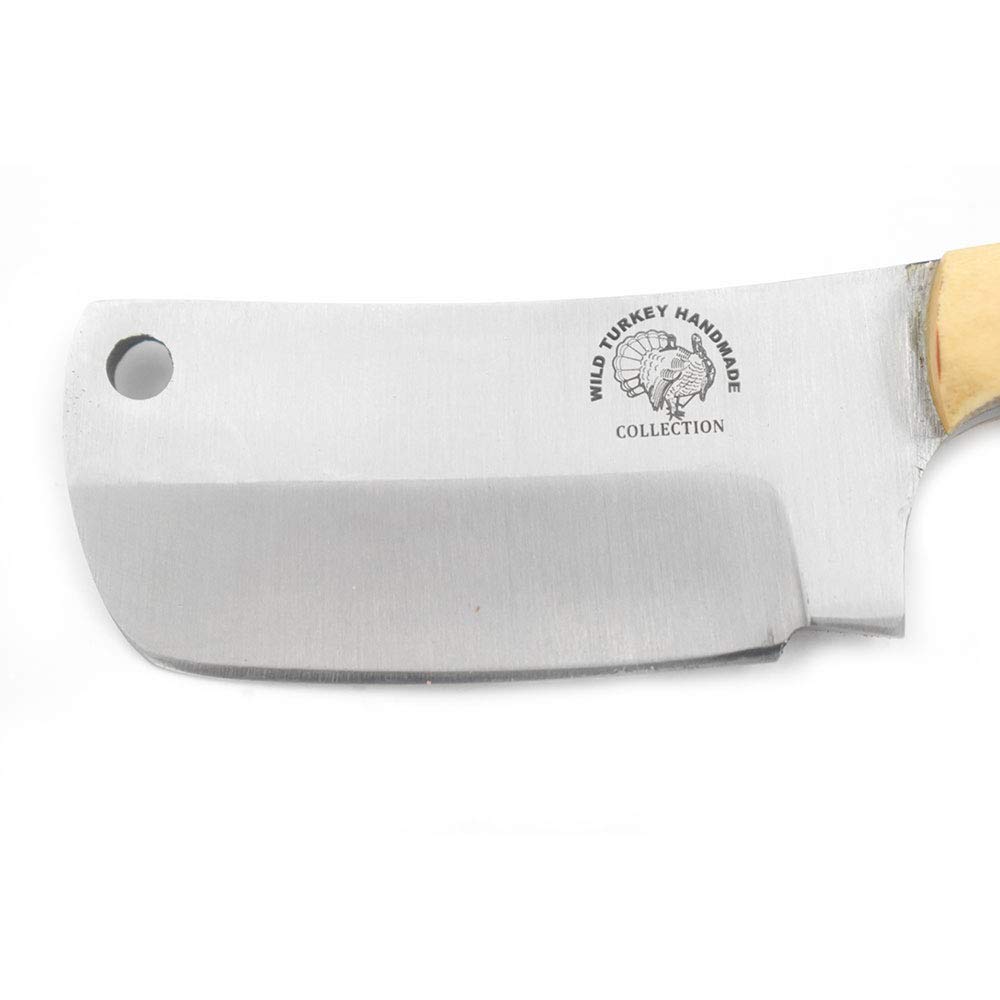 Wild Turkey Handmade Collection Fixed Blade Mini Chef Cleaver