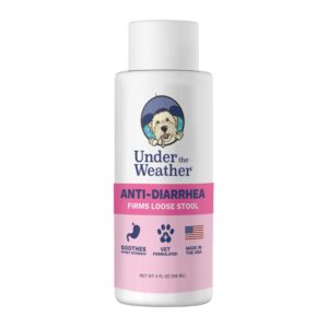 under the weather anti-diarrhea liquid - dog anti diarrhea medication (4 oz bottle)